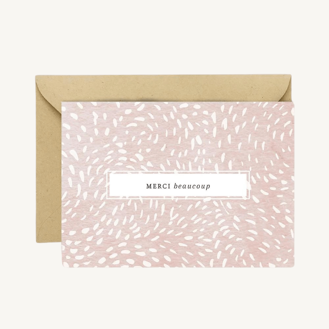 Greeting Card | Merci Beaucoup | Barcomi's & Cynthia Barcomi's Onlineshop